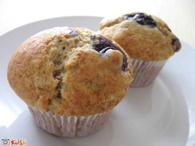 Recept: Bananino-borovničevi muffini - Kulinarika.net