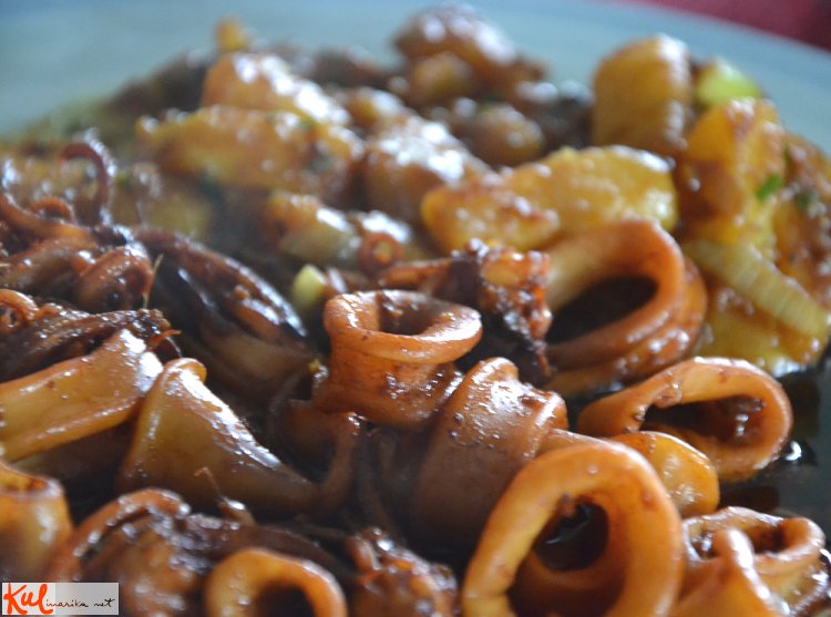 Recept: Lignji z ingverjem in česnom - Kulinarika.net