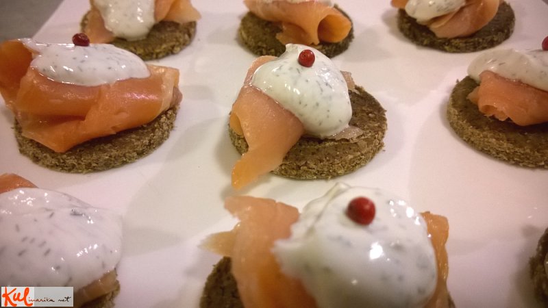 Lososovi kanapeji - Kulinarika.net