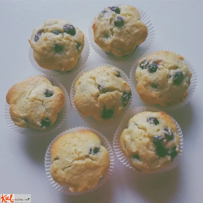 Recept: Borovničevi muffini - Kulinarika.net
